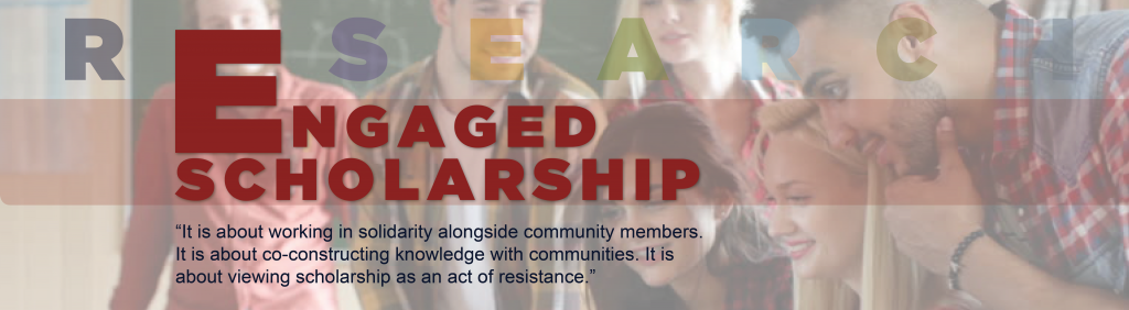 RESEARCH Series: Engaged Scholarship | Department of Educational Leadership